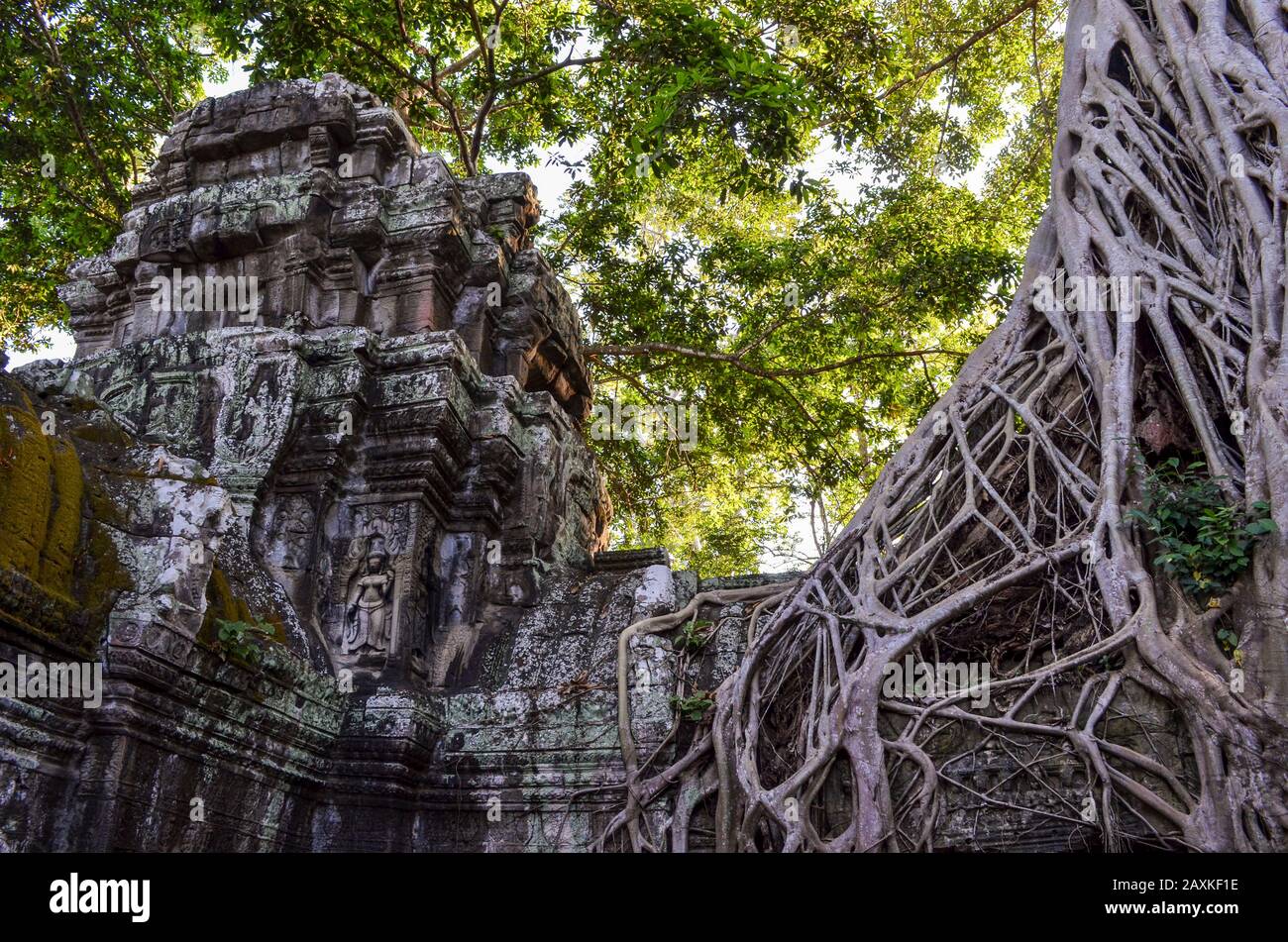 Ankor Wat, a 12th century historic Khmer temple and UNESCO world ...
