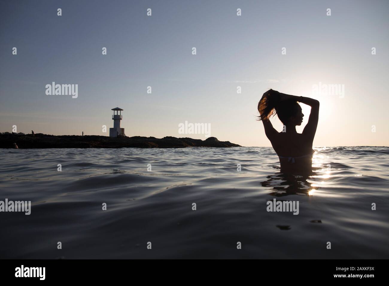 Young indian women bathing in hi-res stock photography and images - Alamy