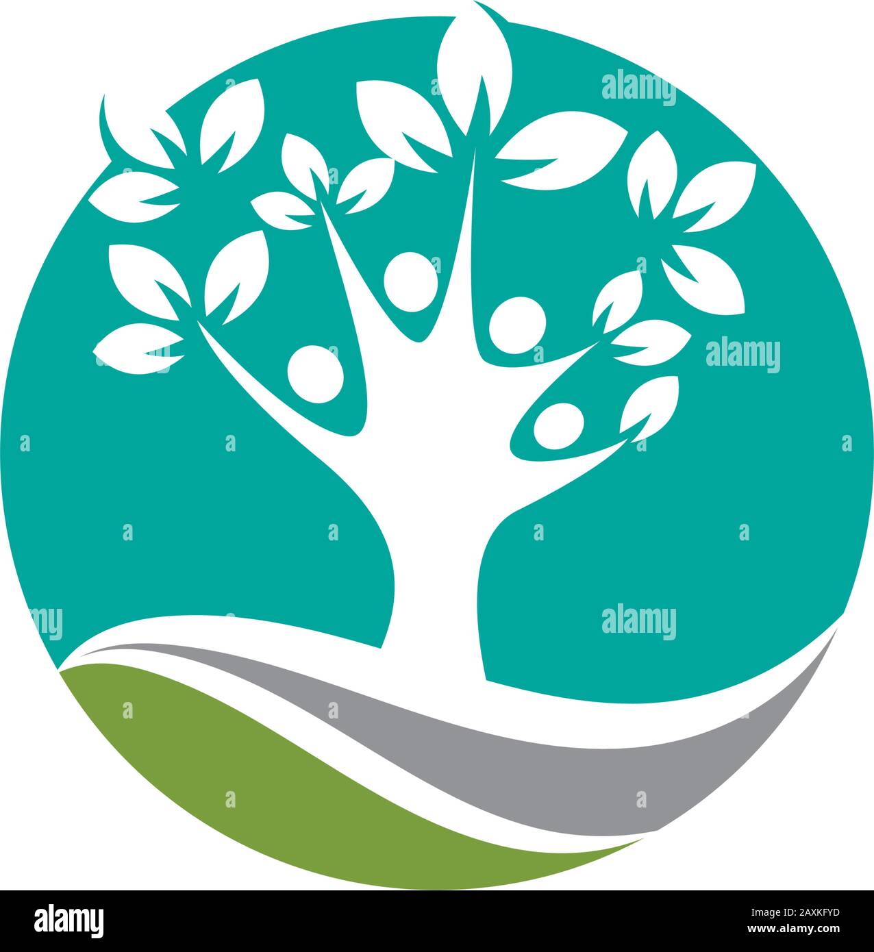 family tree logo template vector illustration Stock Vector Image & Art ...