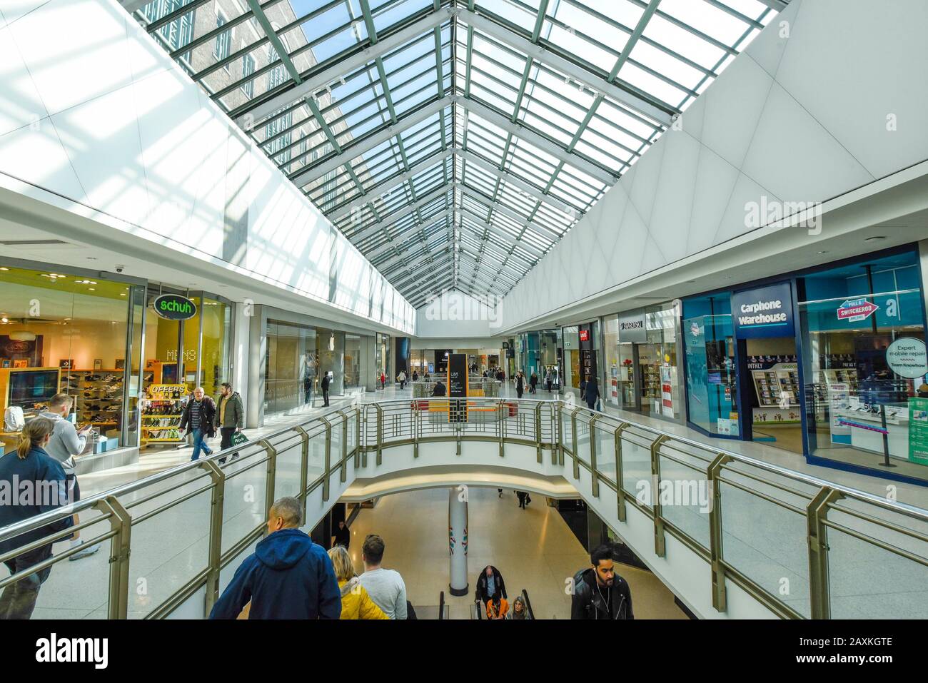 A general view west 12 shopping centre hi-res stock photography and ...