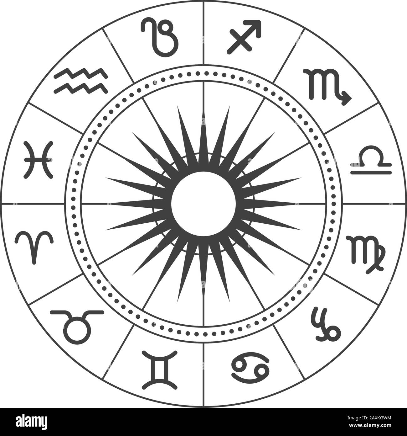 Zodiac icon vector illustration design Stock Vector Image & Art - Alamy