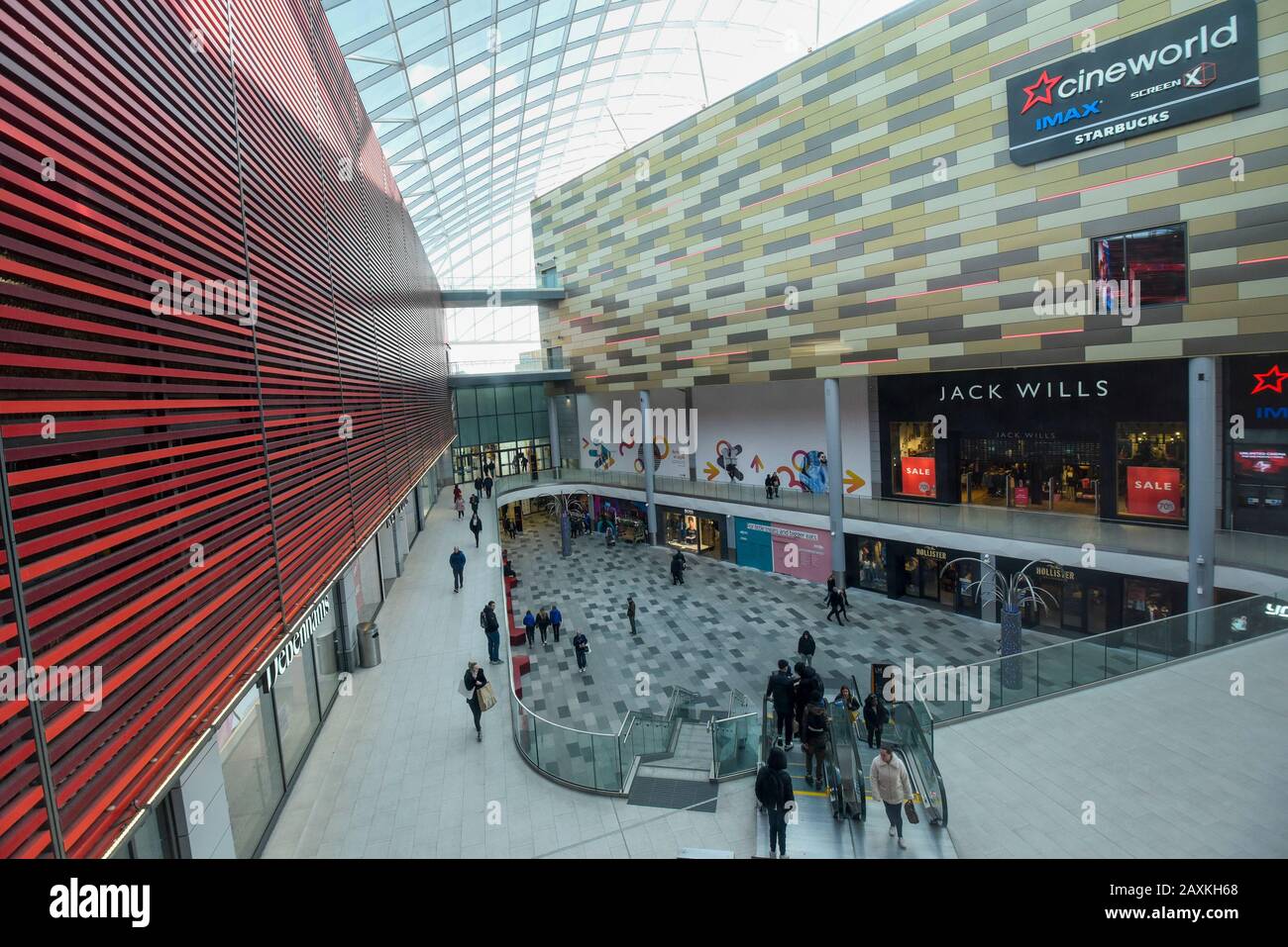 A general view west 12 shopping centre hi-res stock photography and ...