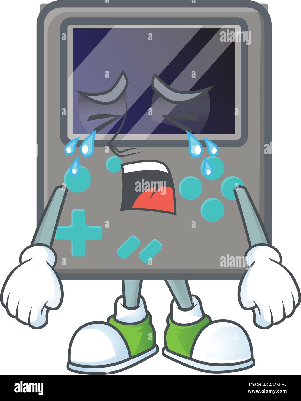 A crying game console mascot design style Stock Vector Image & Art - Alamy