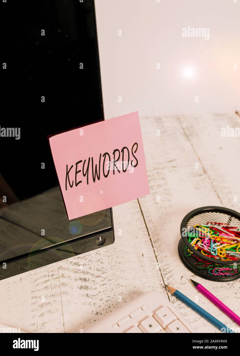 Word writing text Keywords. Business photo showcasing word which acts ...