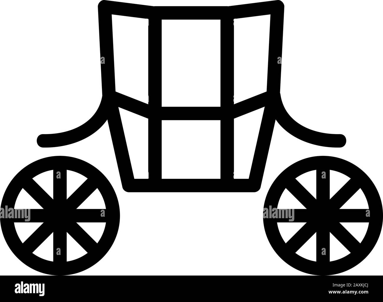 Coach horses illustration Stock Vector Images - Alamy