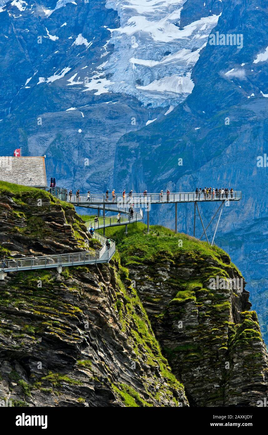 Mountain trail and platform First Cliff Walk presented by Tissot ...