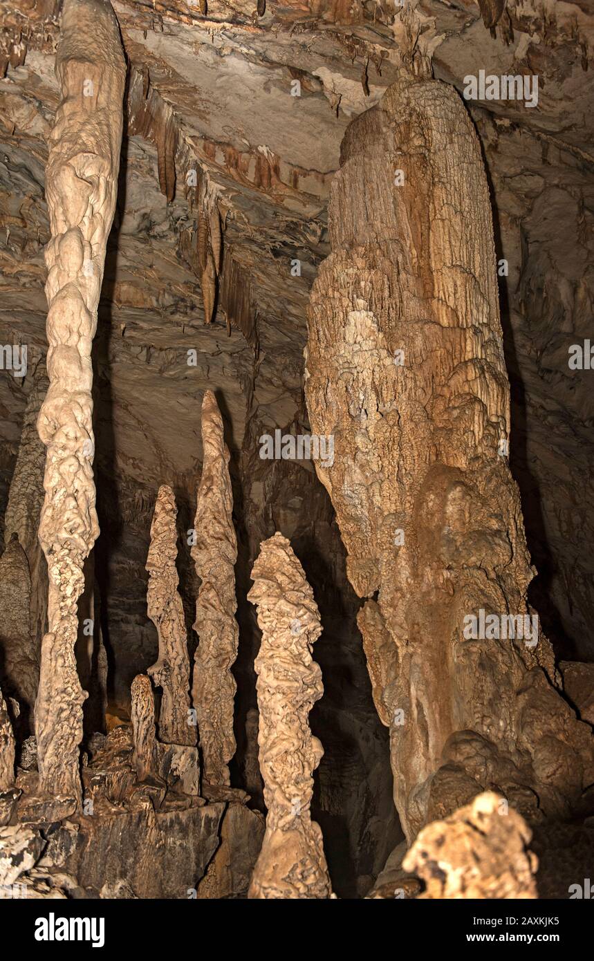 Stalactites And Stalagmites Cave High Resolution Stock Photography and ...