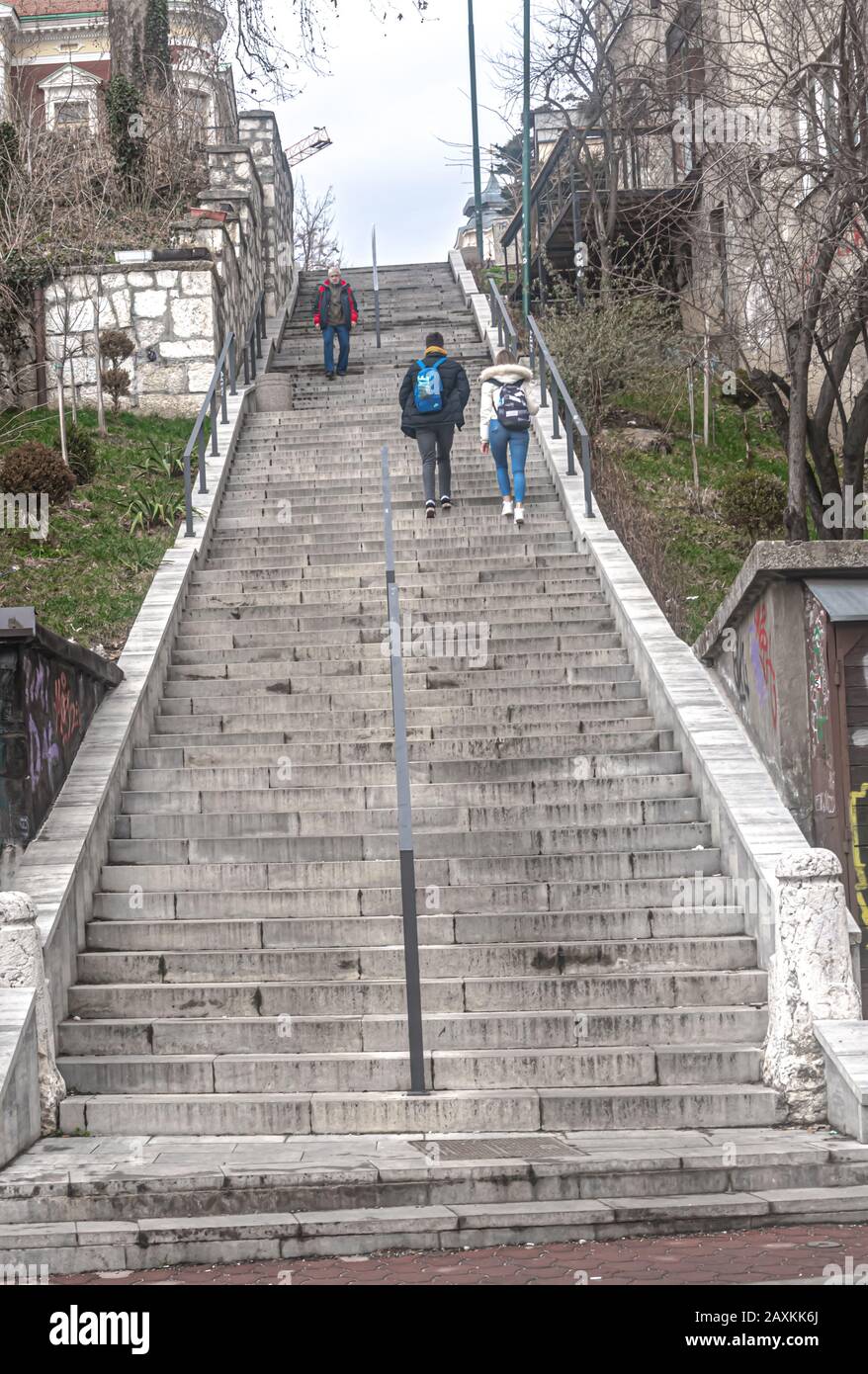People stairway hi-res stock photography and images - Alamy