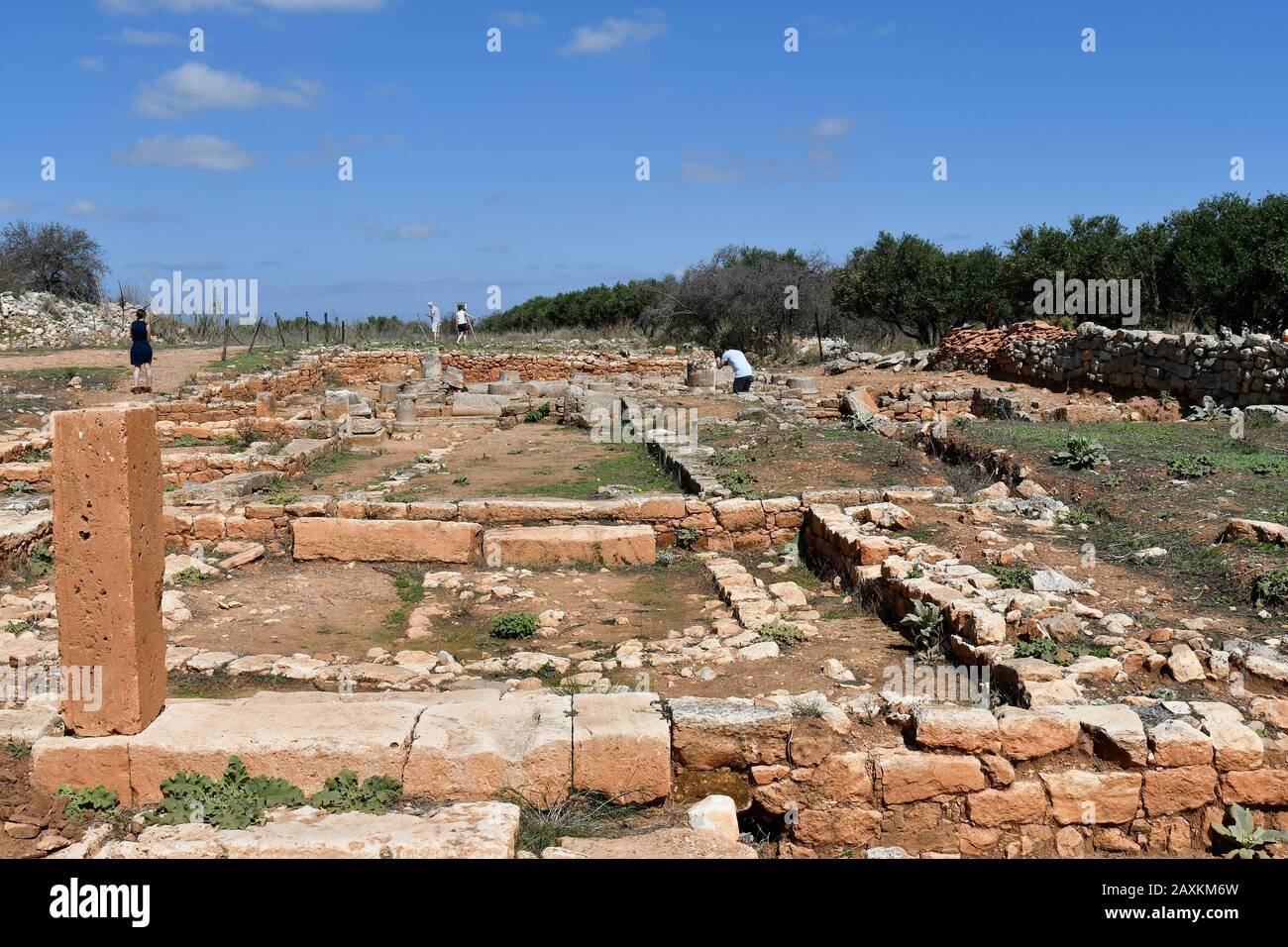 Chania, Crete, Greece - October 06, 2018: Unidentified tourists visite ...
