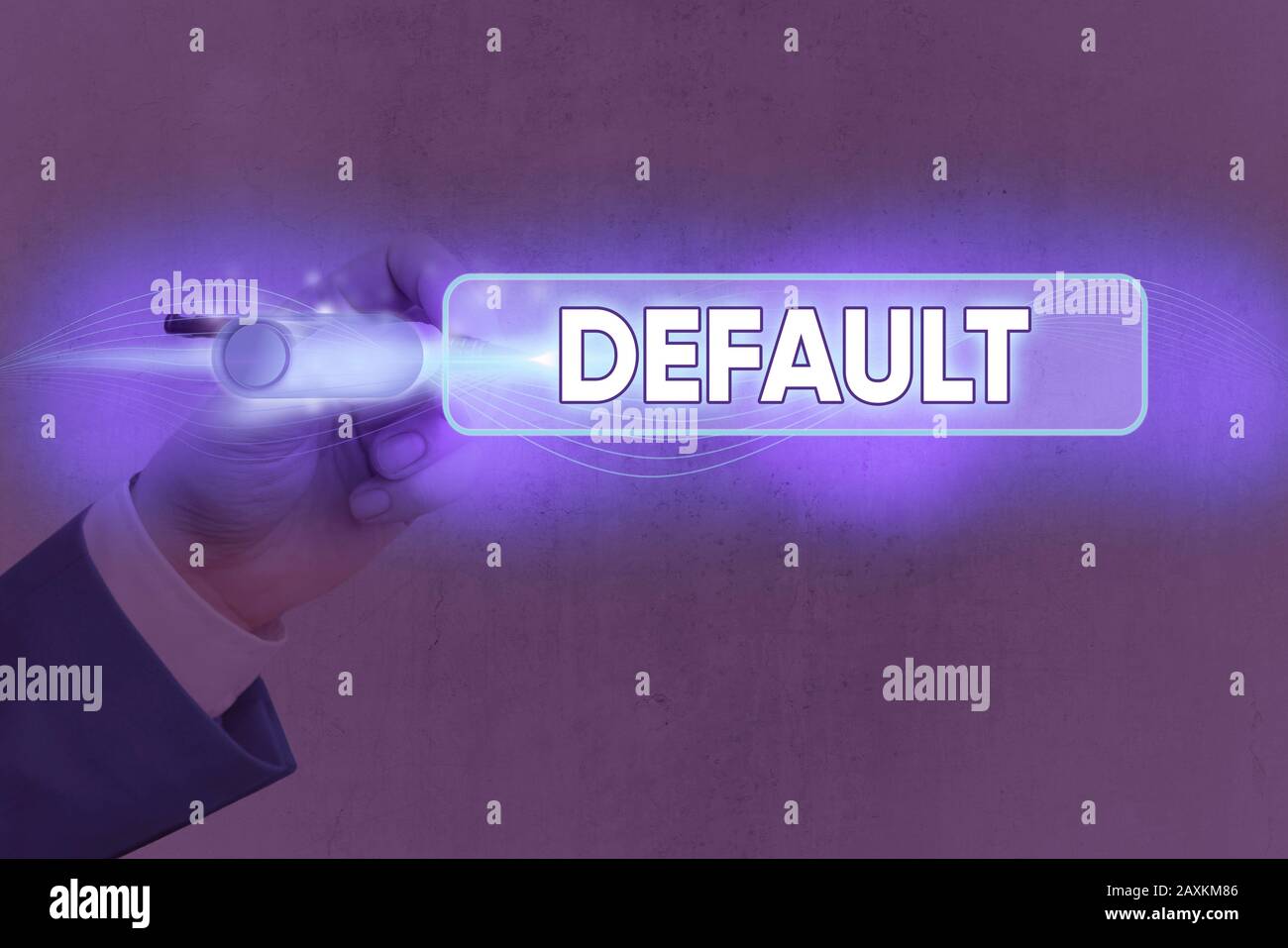 Conceptual hand writing showing Default. Concept meaning Failure to ...
