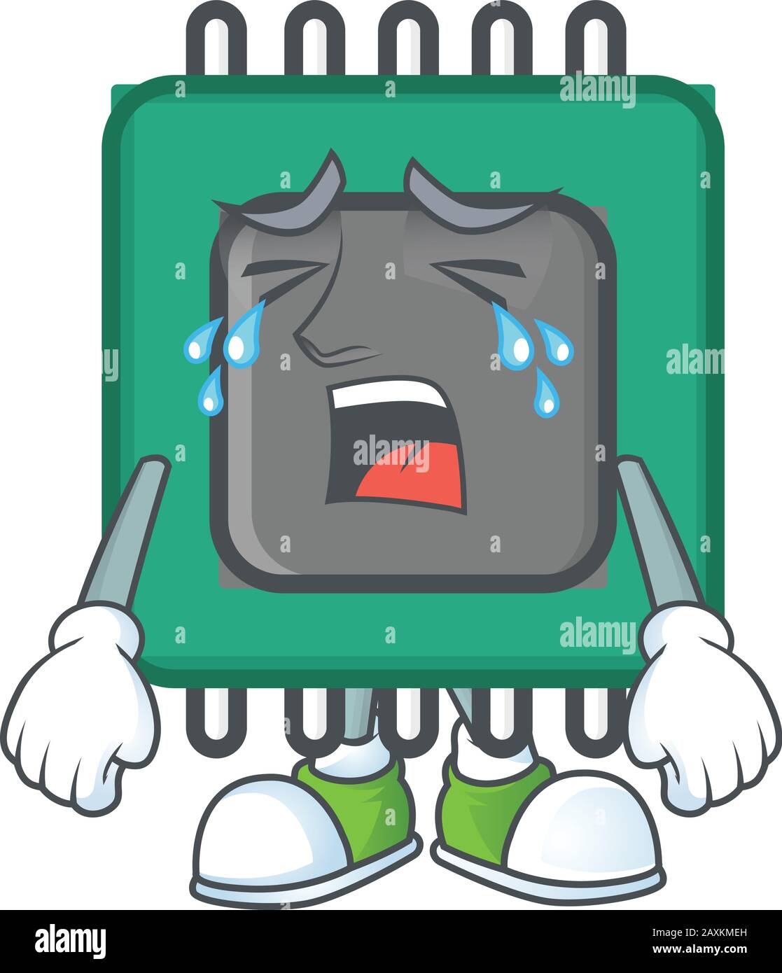 A crying RAM cartoon mascot design style Stock Vector Image & Art - Alamy