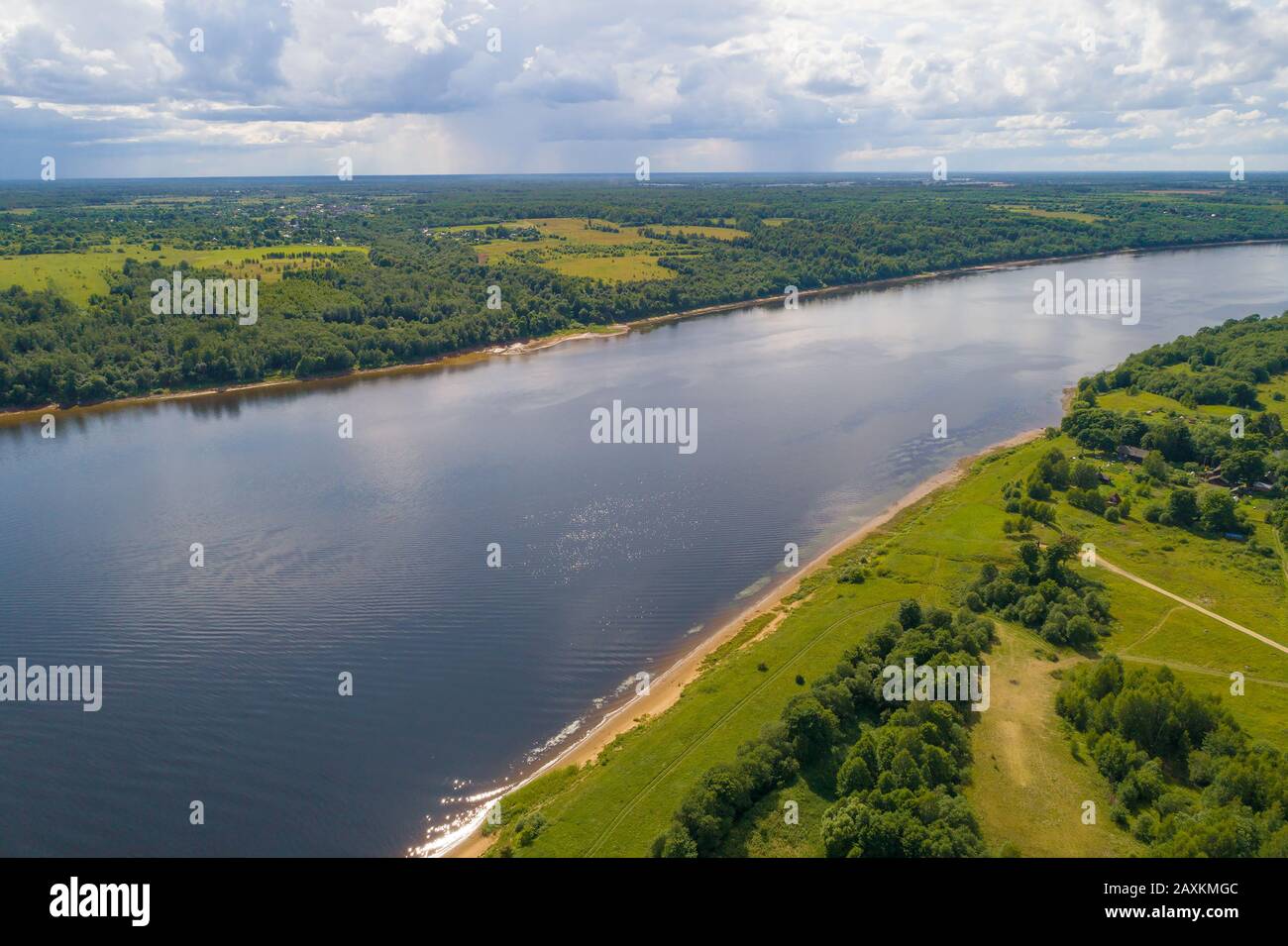Green aerial nature photography hi-res stock photography and images - Alamy