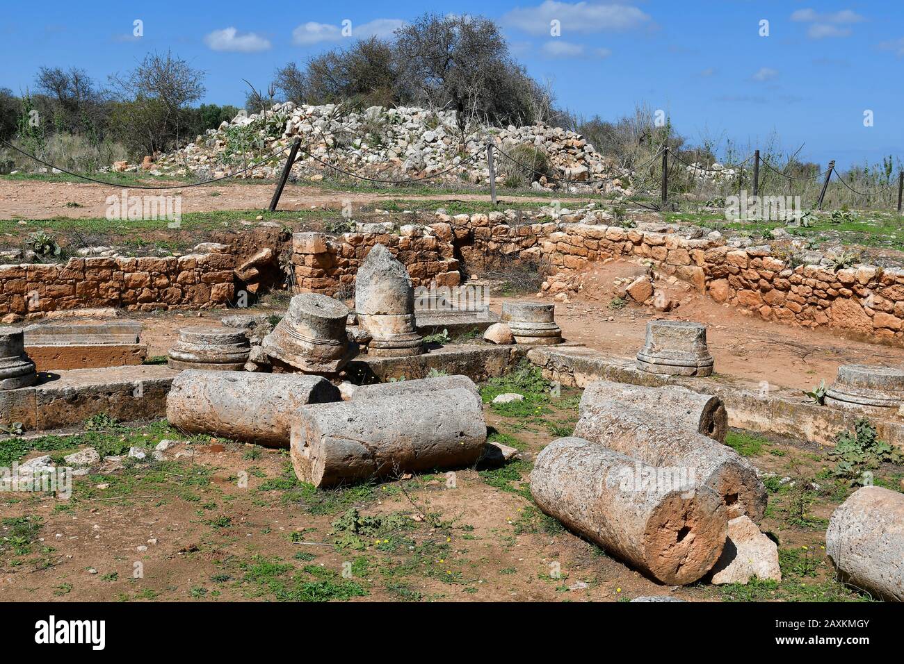 Greece, Crete, ancient Minoan ruins of Aptera Stock Photo - Alamy