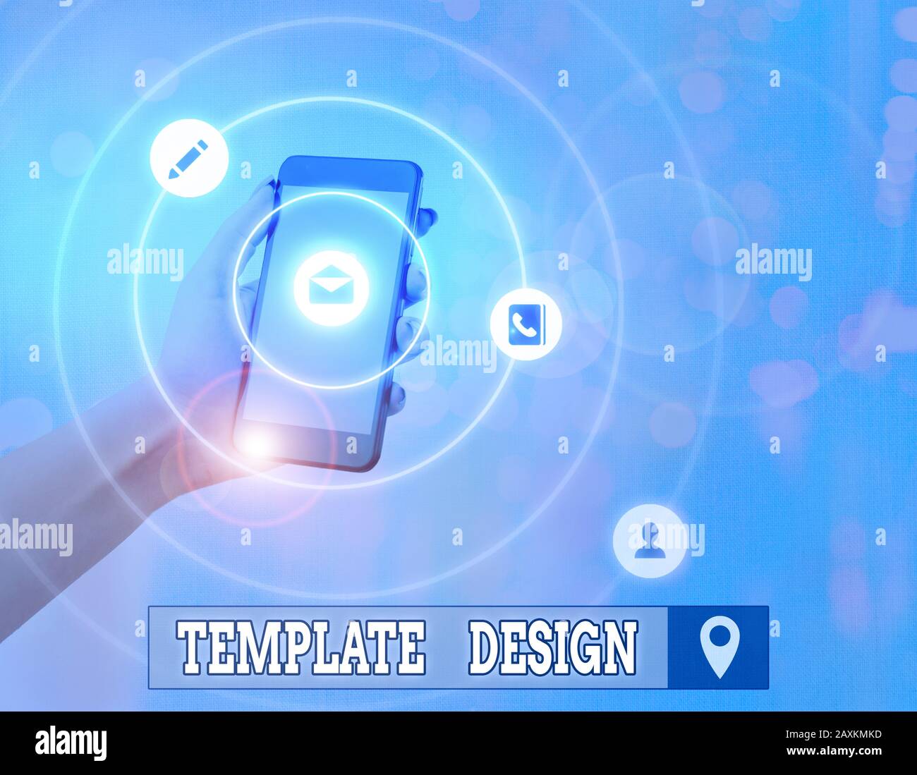 Word writing text Template Design. Business photo showcasing an overall layout or blueprint with ...