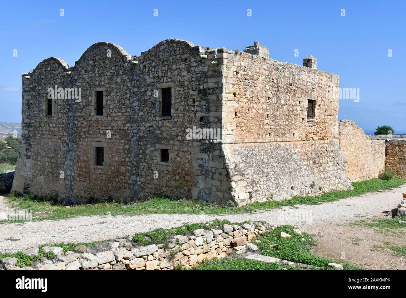 Greece, ancient Minoan ruins of Aptera Stock Photo - Alamy