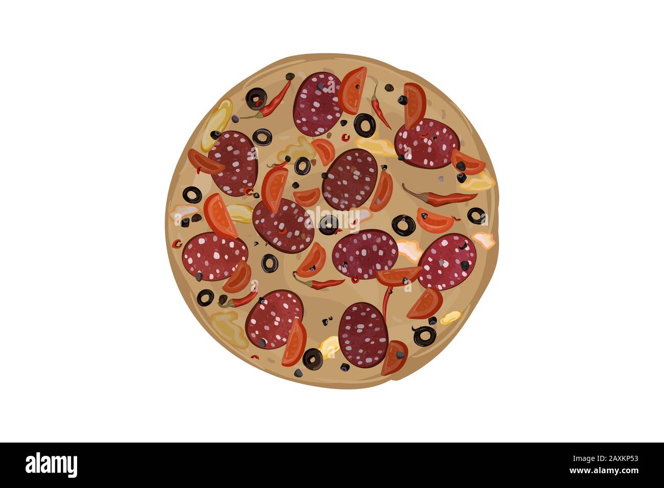 Pepperoni Clipart