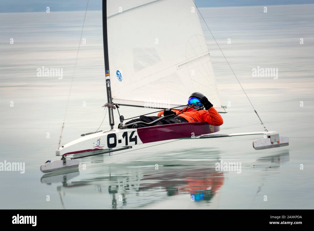 Ice-sailing European championship on Lake Balaton / Lake Balaton ...