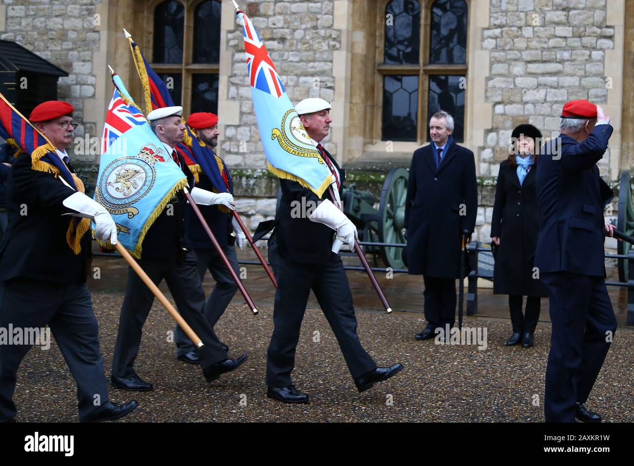 Serving officers and soldiers of The Royal Military Police, parade ...