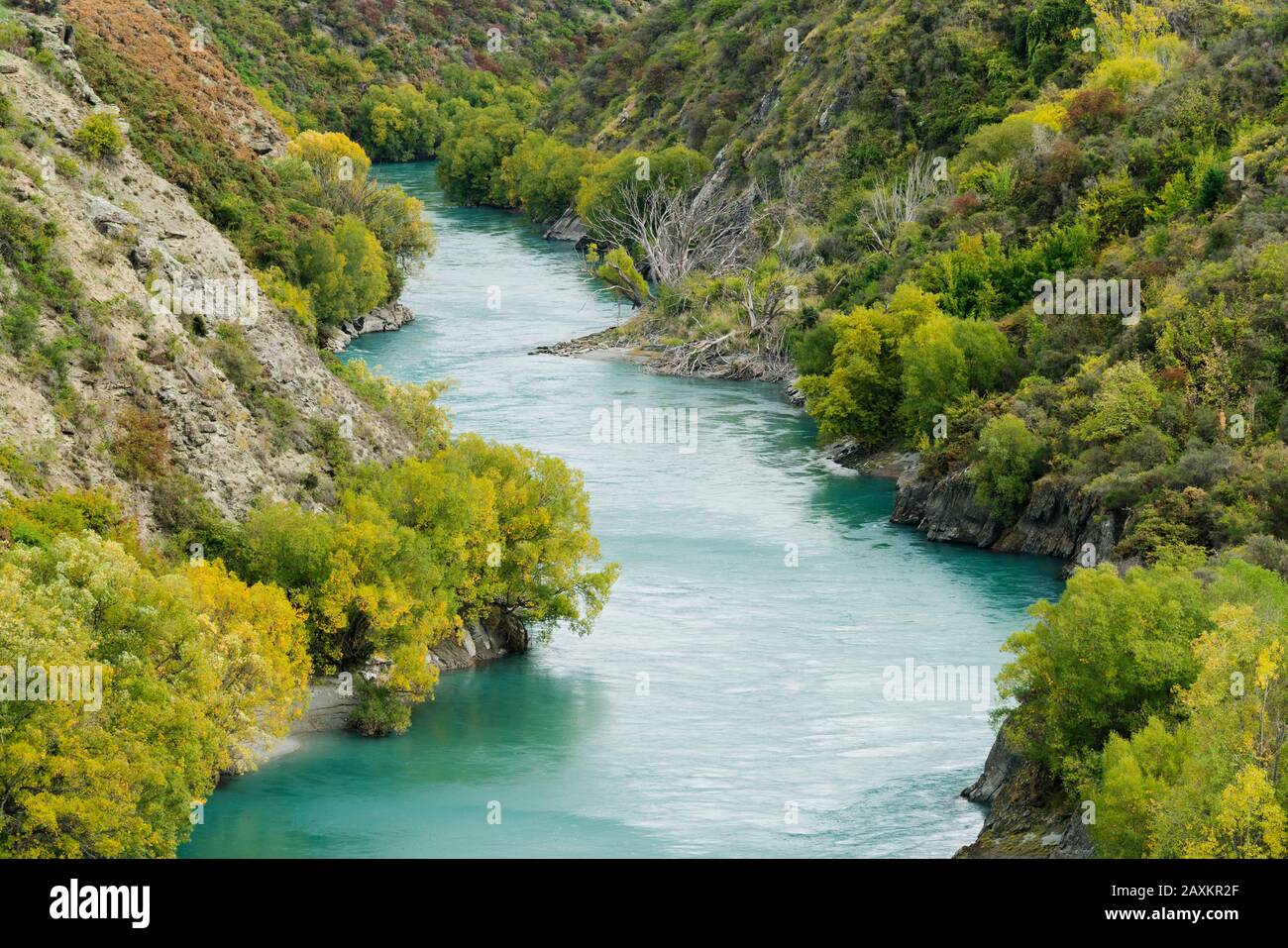 Kawarau River Gorge, Otago, South Island, New Zealand, Oceania Stock ...