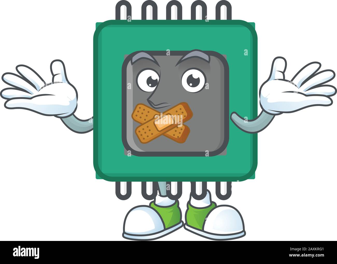 Making a computer chip Stock Vector Images - Alamy