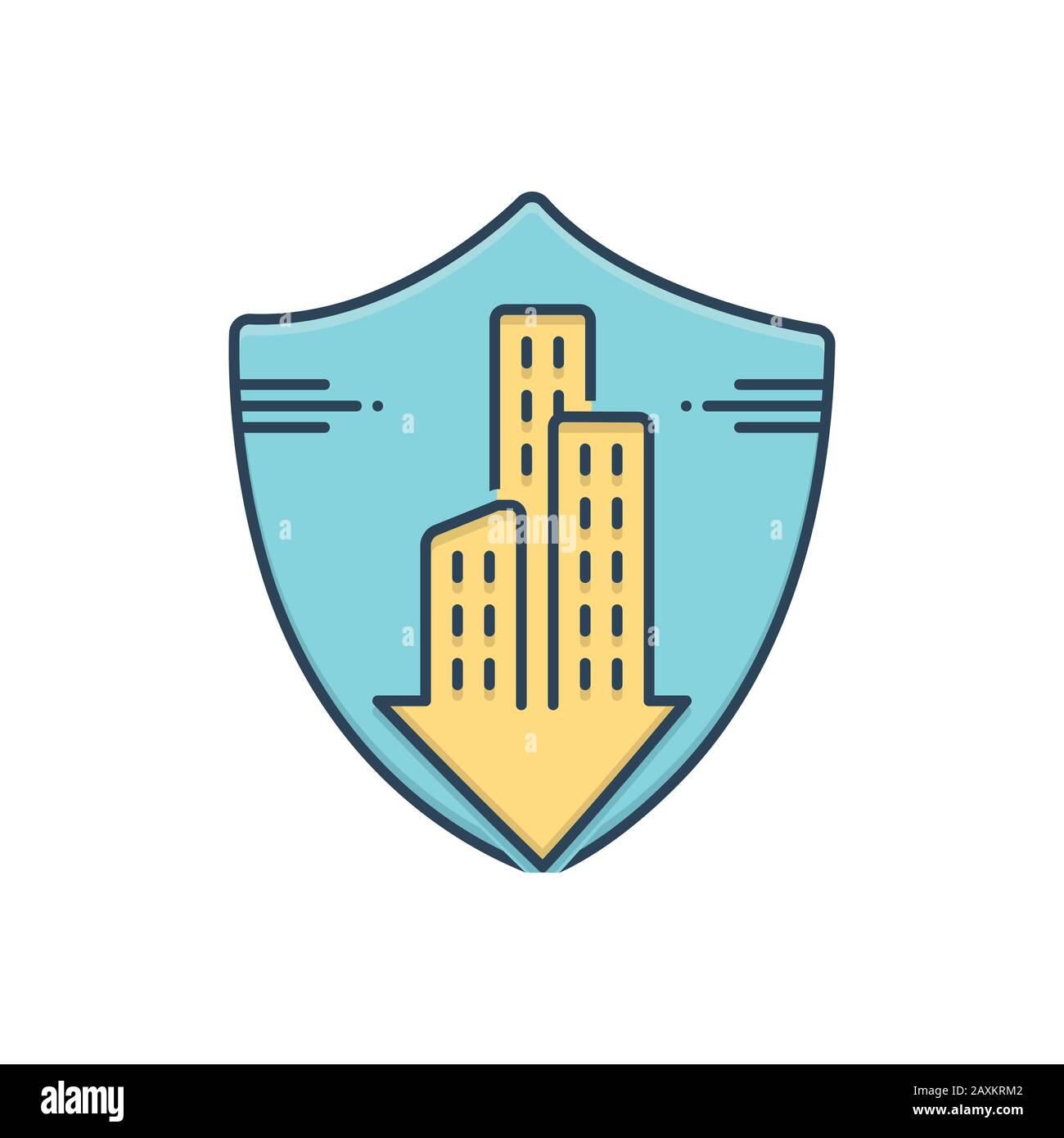 Mortgage insurance icon symbol Stock Vector Images - Alamy