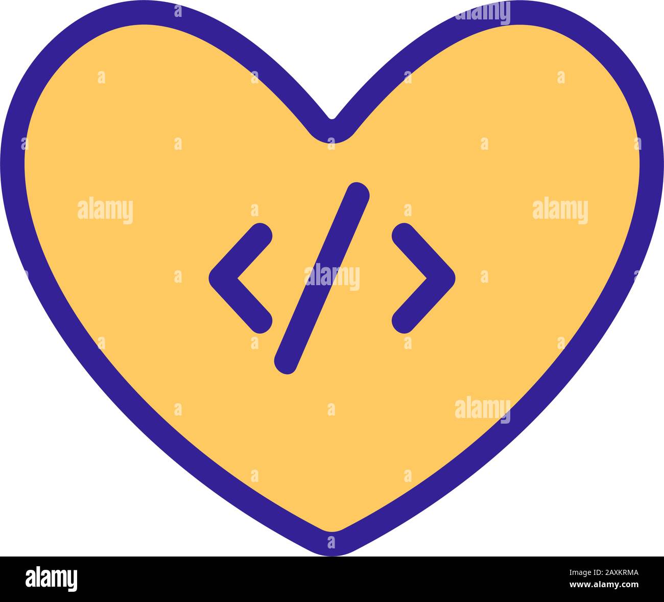 Code Programming Icon Vector Isolated Contour Symbol Illustration