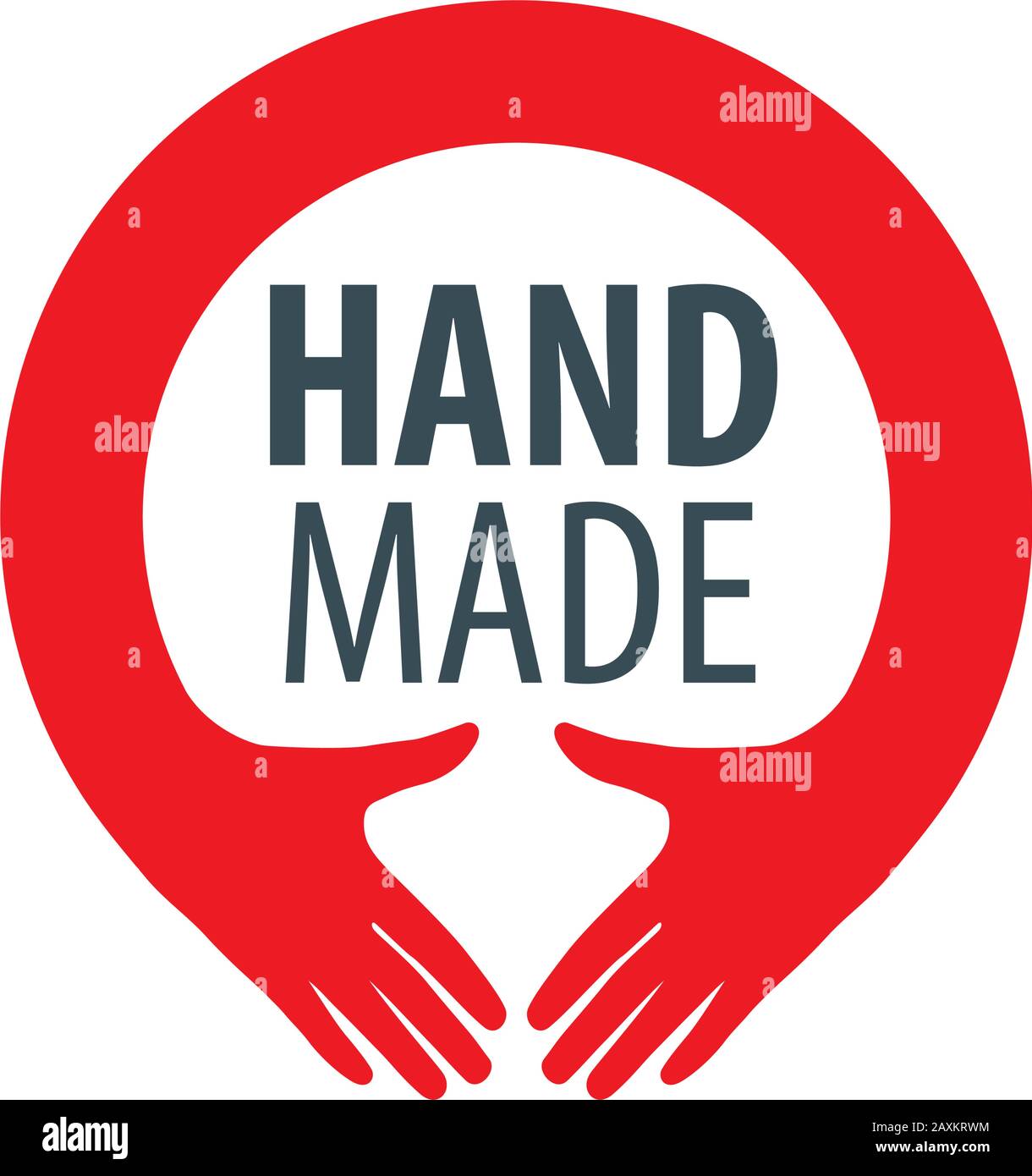 Vector icon handmade on a white background Stock Vector Image & Art - Alamy