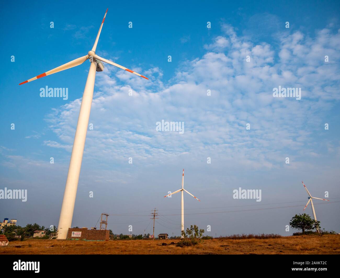India wind turbines hi-res stock photography and images - Alamy
