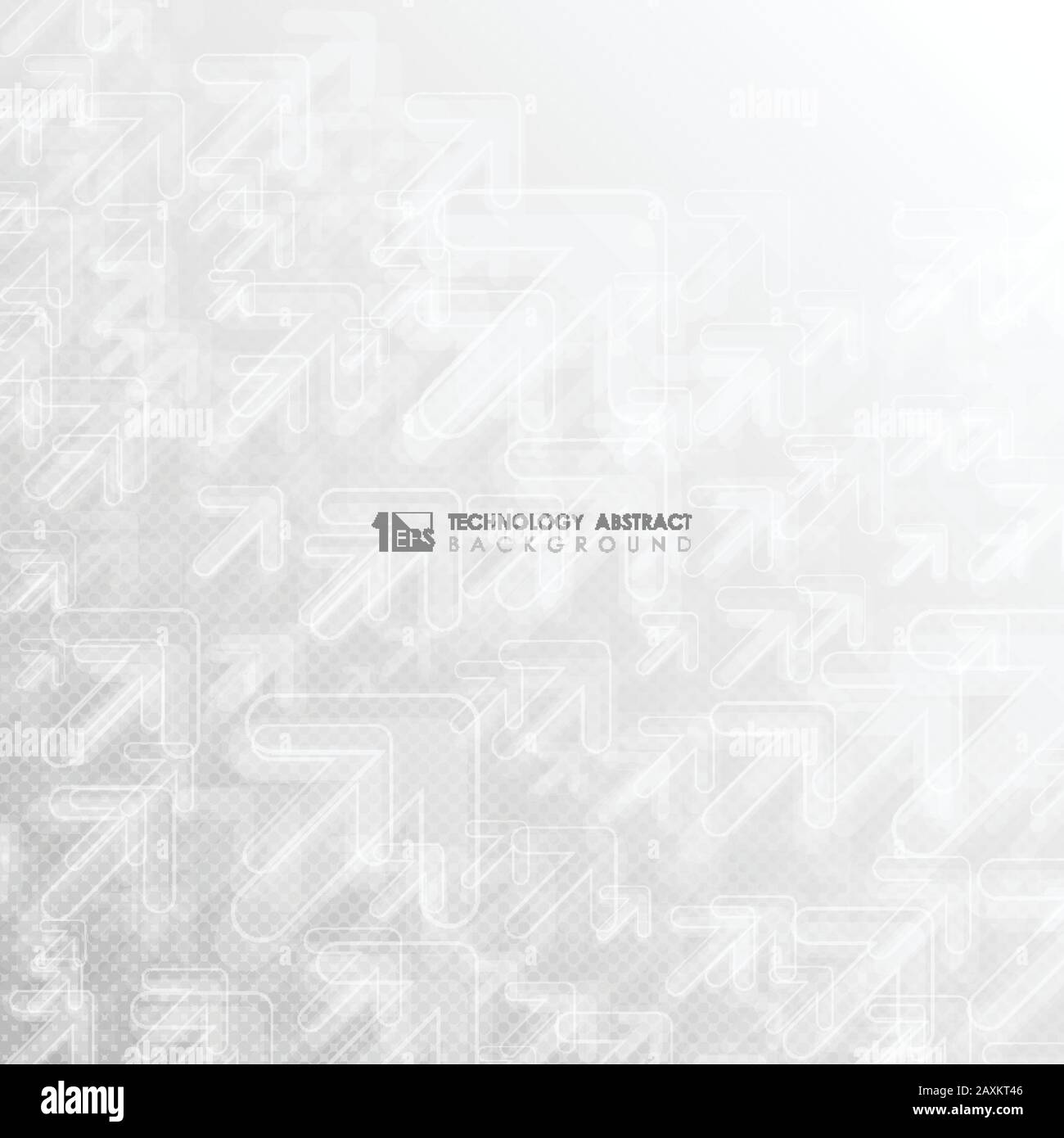 Abstract gradient white of arrow direction pattern design decorative ...