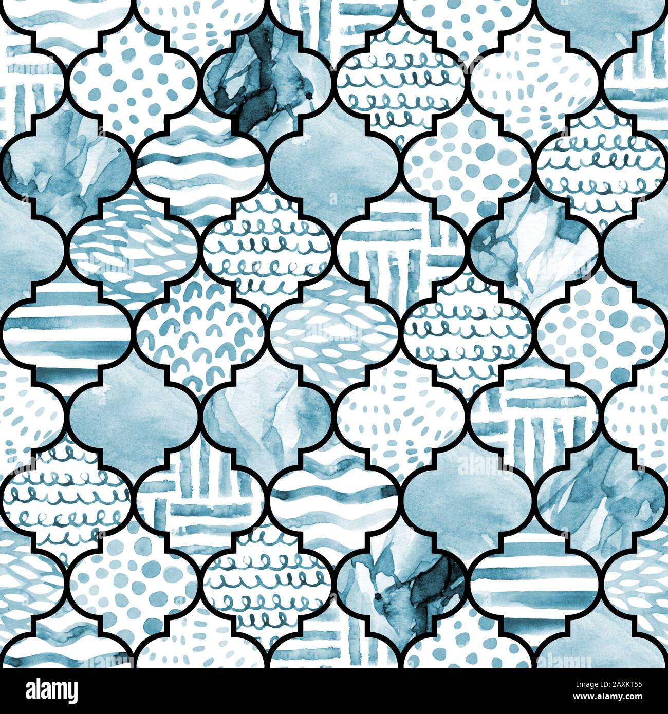 Geometric waves seamless pattern hi-res stock photography and images ...