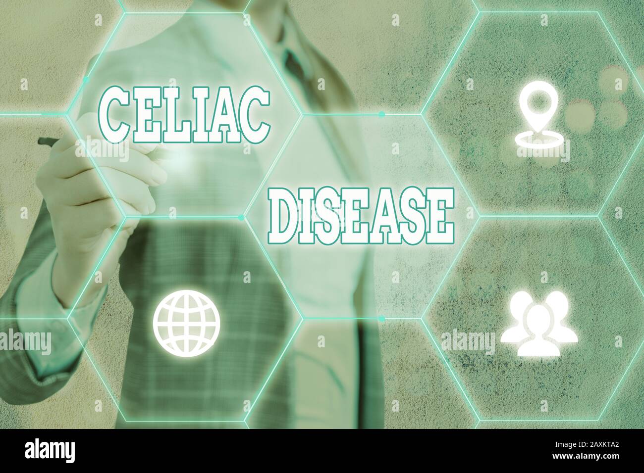 Conceptual hand writing showing Celiac Disease. Concept meaning ...