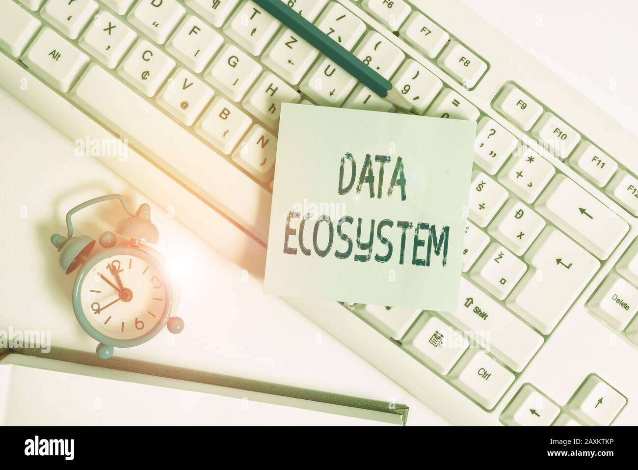 Word writing text Data Ecosystem. Business photo showcasing collection ...