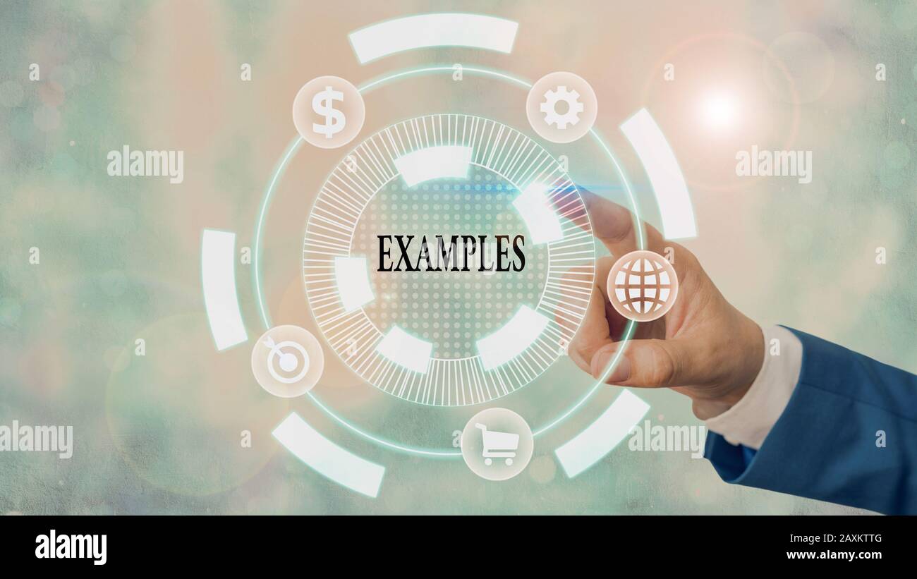 Word writing text Examples. Business photo showcasing Illustration ...