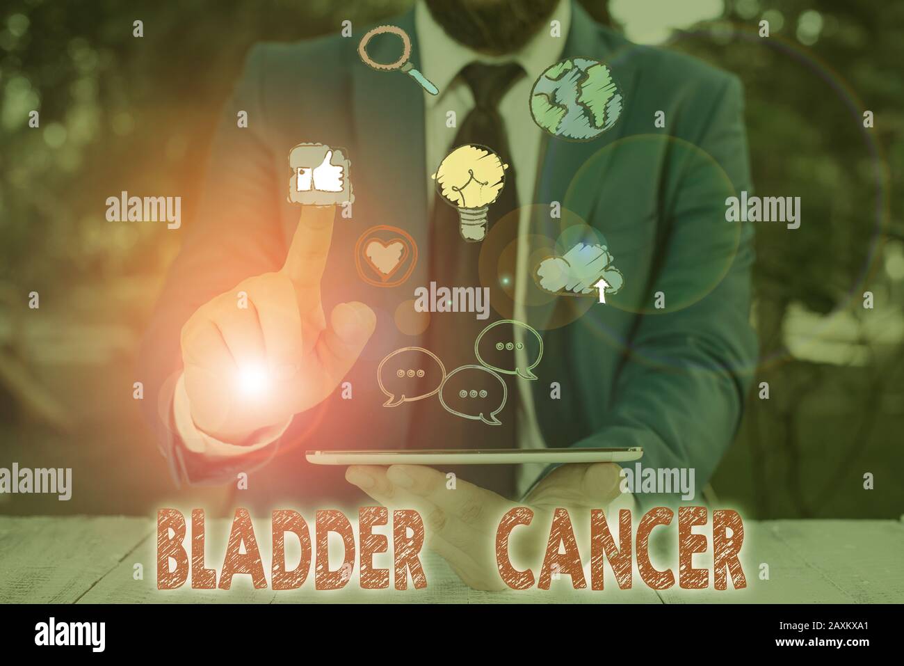 Word writing text Bladder Cancer. Business photo showcasing form of ...
