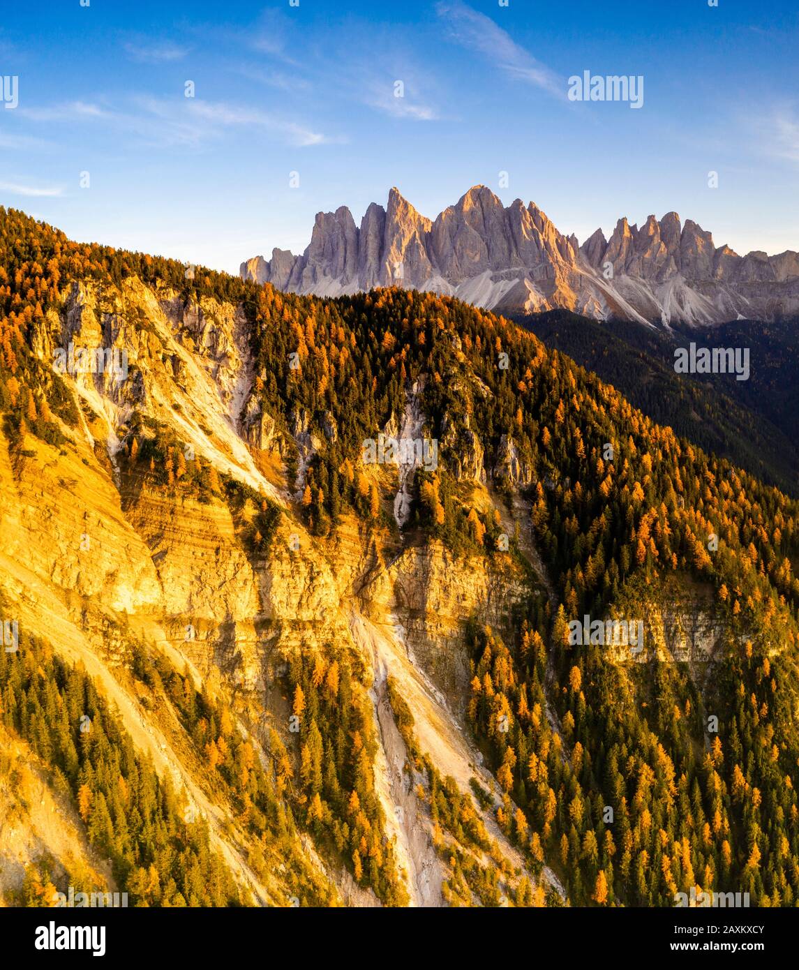 Aerial panoramic view funes valley hi-res stock photography and images ...