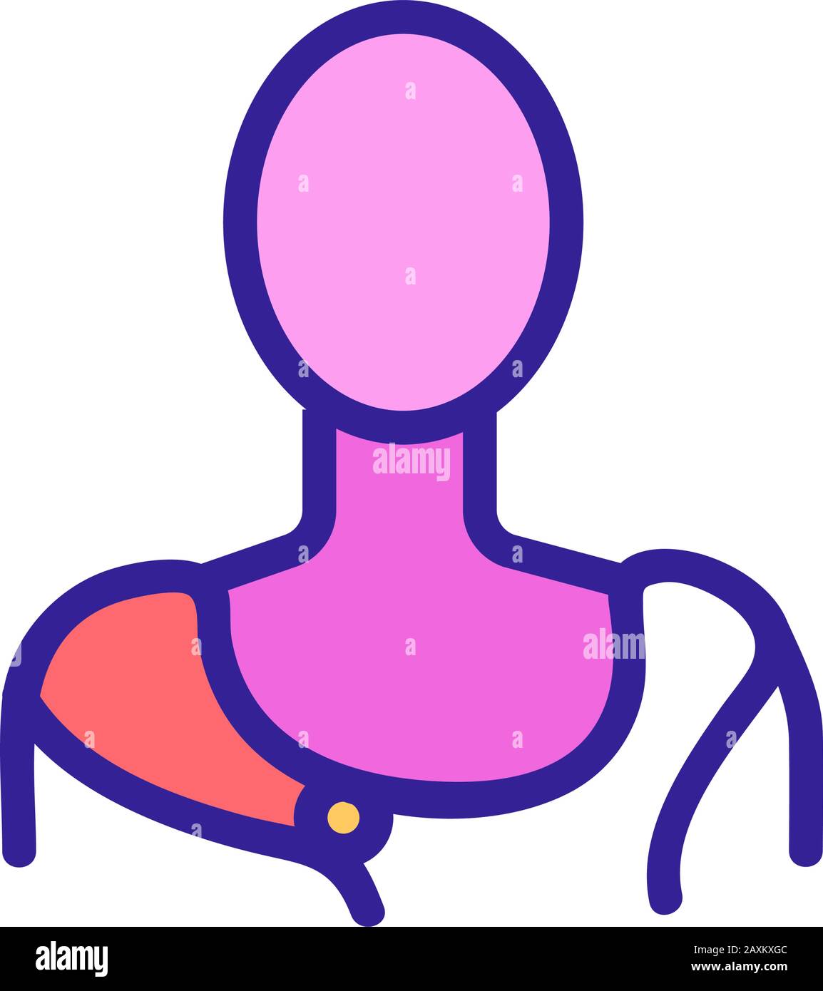 Greece man icon vector. Isolated contour symbol illustration Stock ...