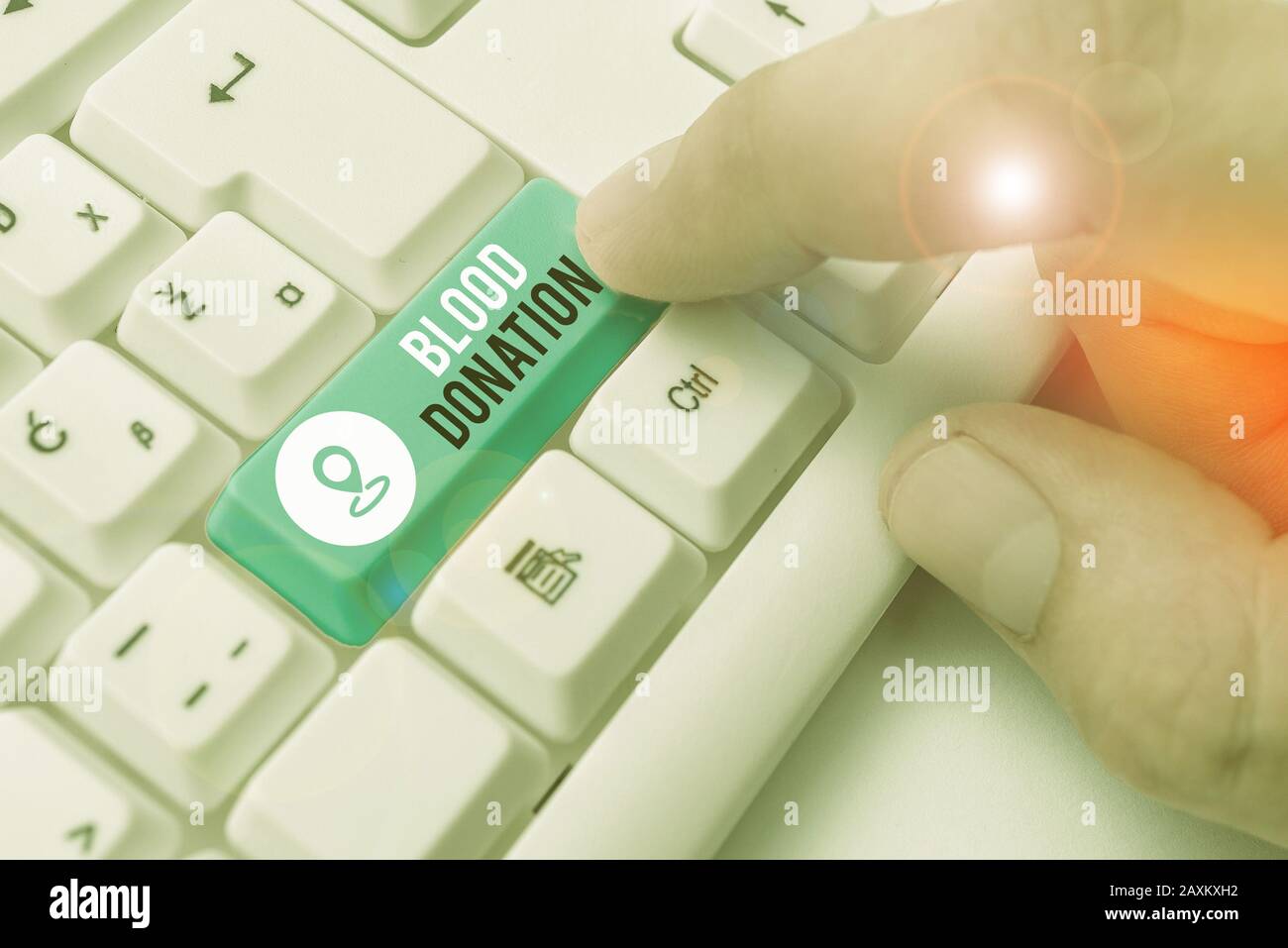 Writing note showing Blood Donation. Business concept for Process of ...