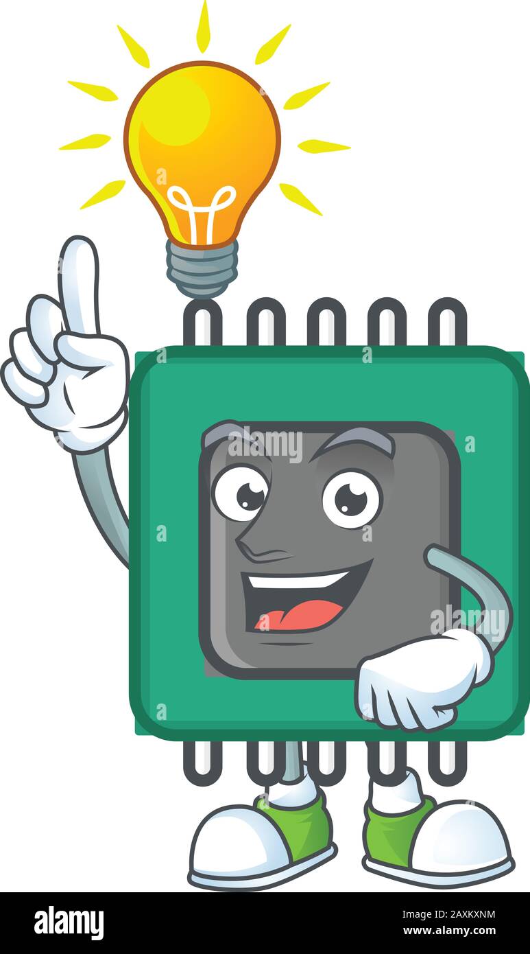 Smart RAM cartoon character has an idea Stock Vector Image & Art - Alamy