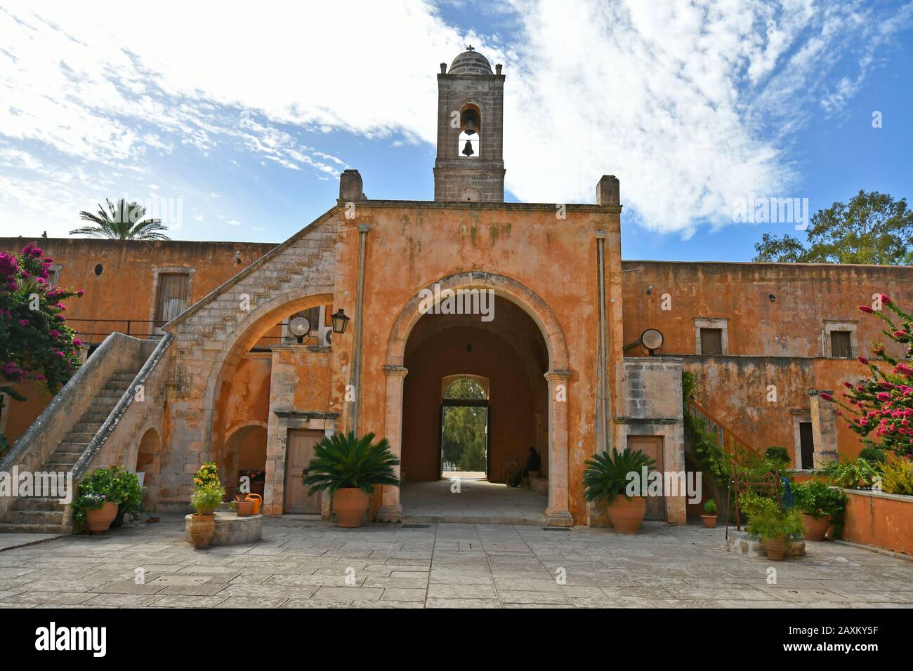 Greece, Crete Island, monastery of Agia Triada aka Holy Trinity from ...