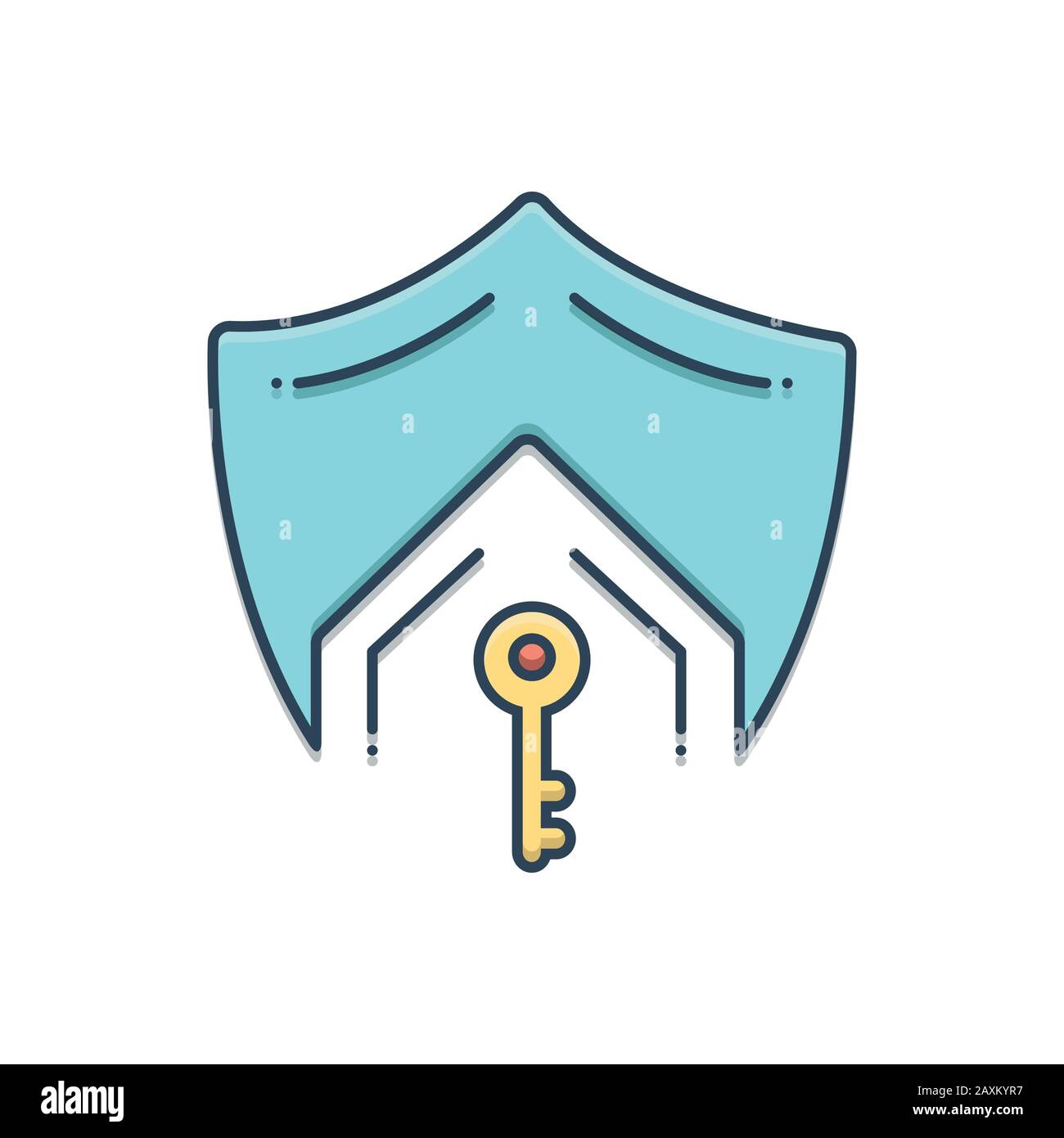 Mortgage insurance icon symbol Stock Vector Images - Alamy
