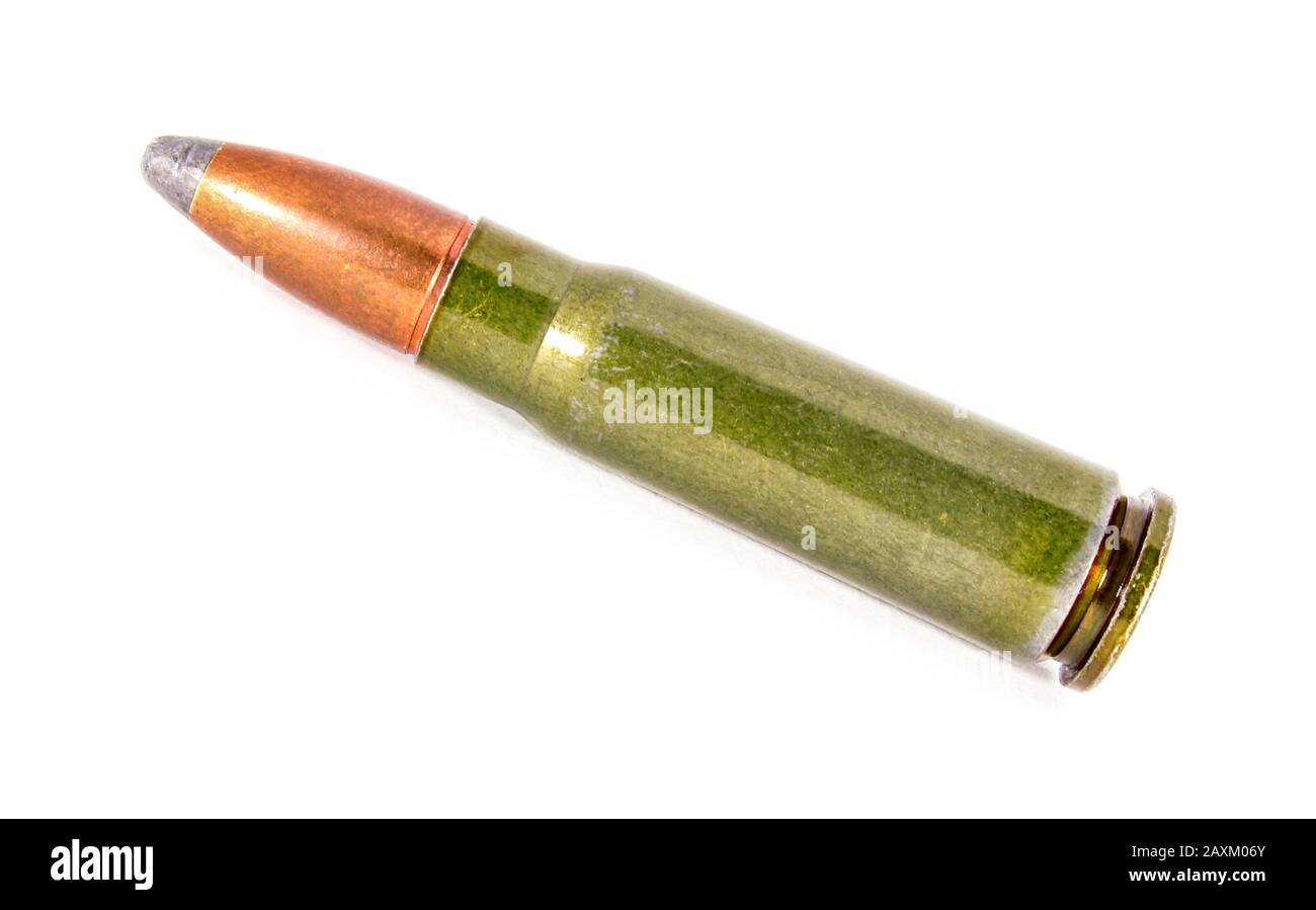 Empty bullet cartridge on Cut Out Stock Images & Pictures - Alamy