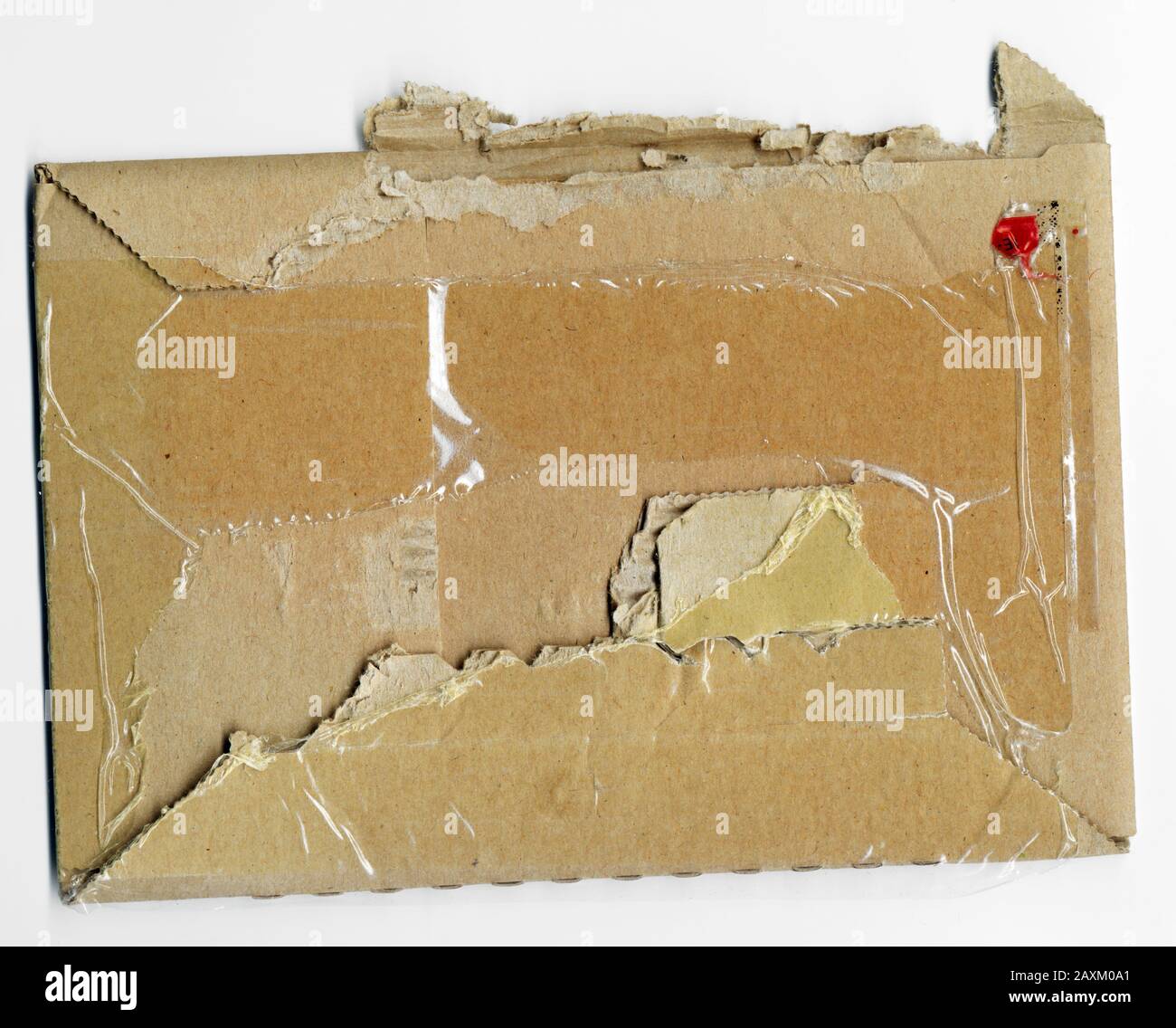 Used carton packaging background texture Stock Photo - Alamy