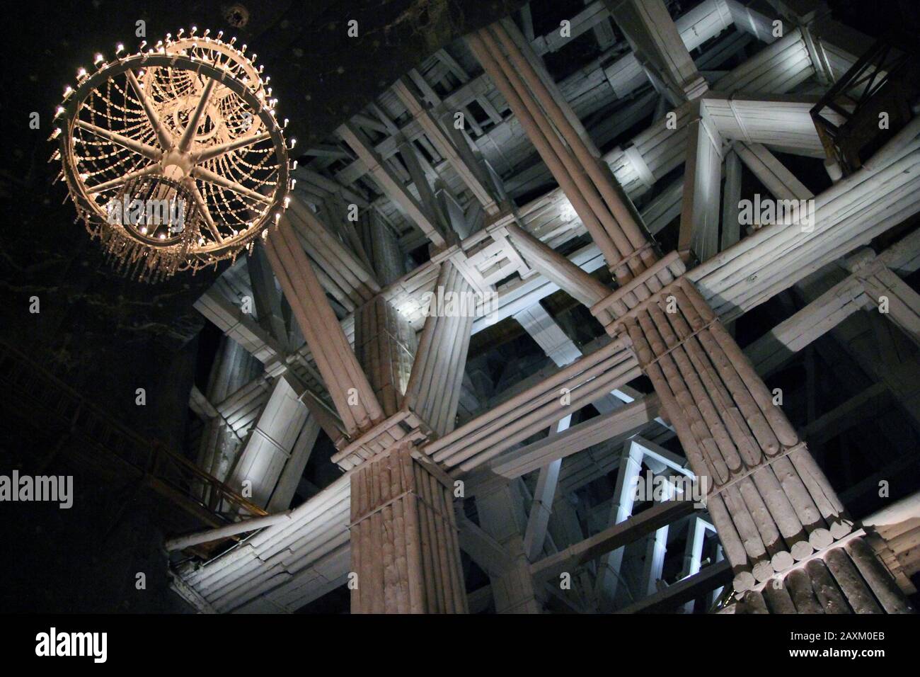 Tunnel inside salt mine in hi-res stock photography and images - Alamy