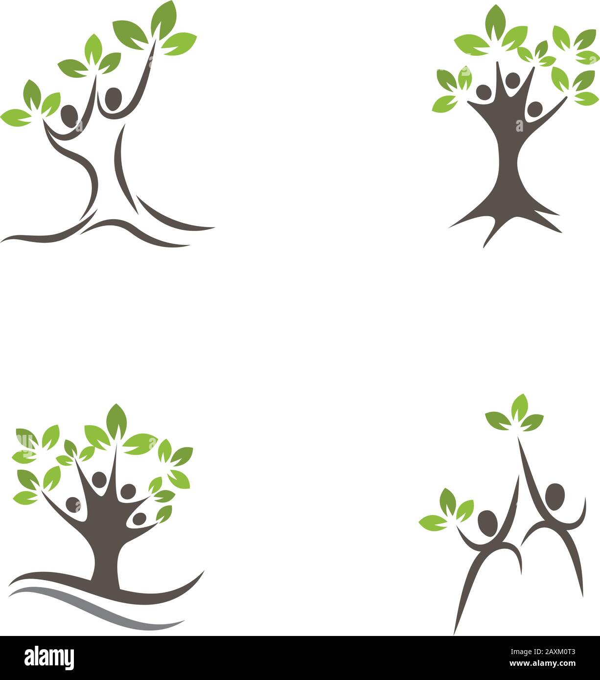 family tree logo template vector illustration Stock Vector Image & Art ...