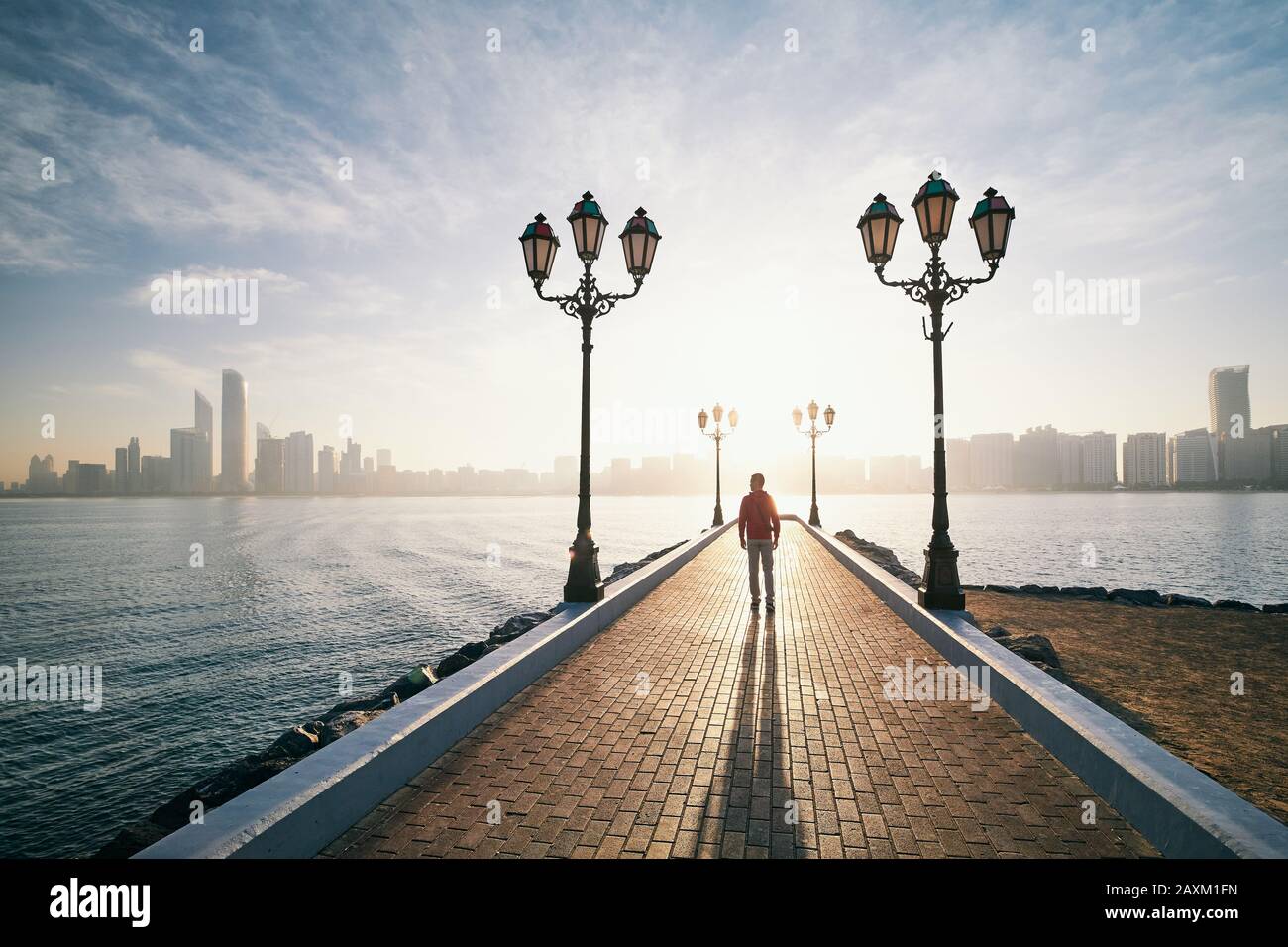 Arab man walking hi-res stock photography and images - Alamy