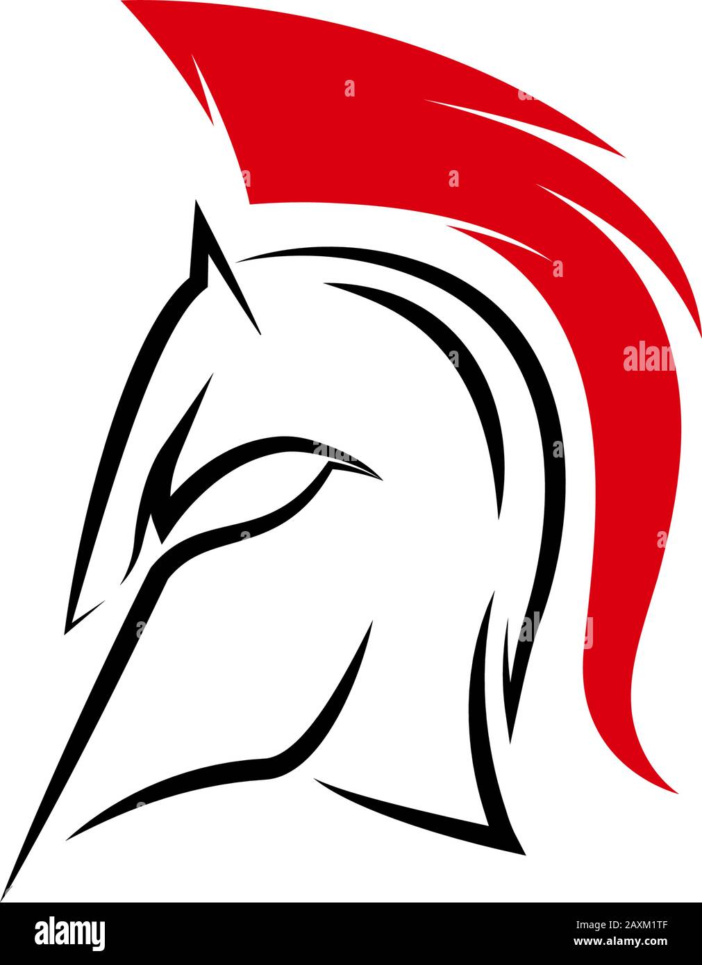 Spartan helmet vector icon illustration design Stock Vector Image & Art ...