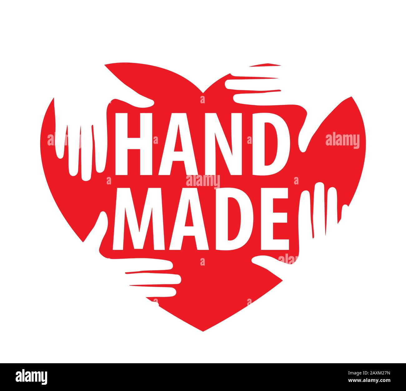 Vector icon handmade on a white background Stock Vector Image & Art - Alamy