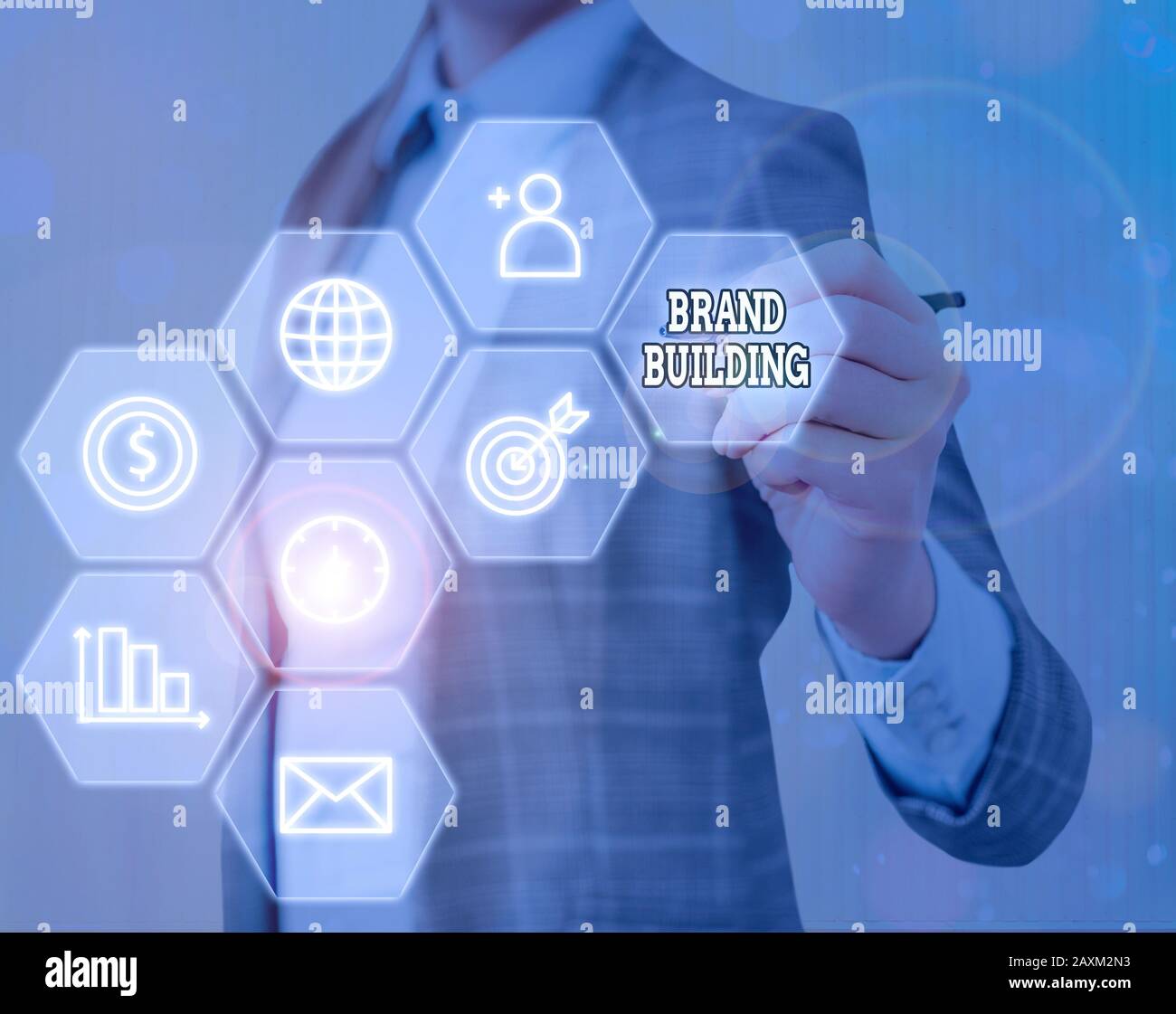 Word writing text Brand Building. Business photo showcasing activities ...