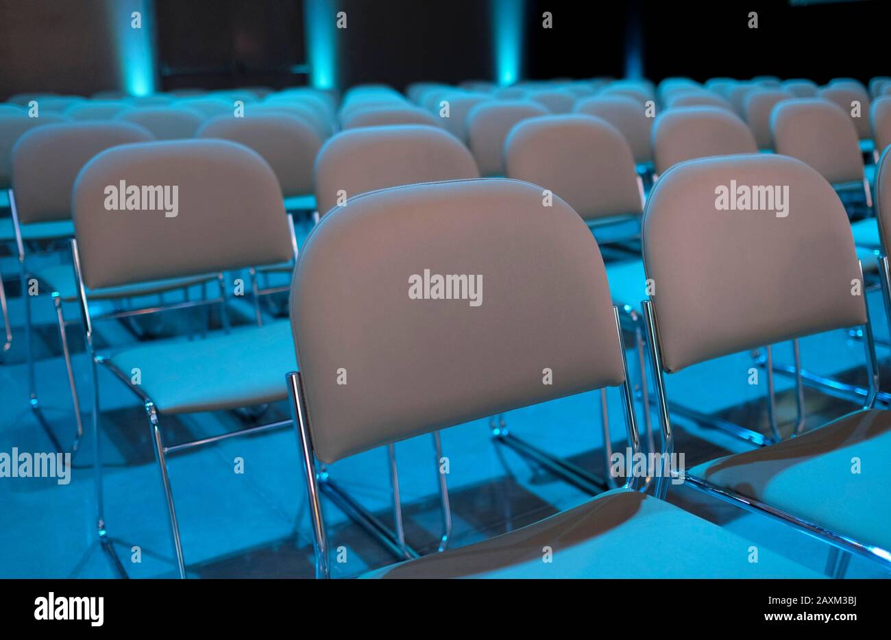 Empty seats before the event Stock Photo - Alamy