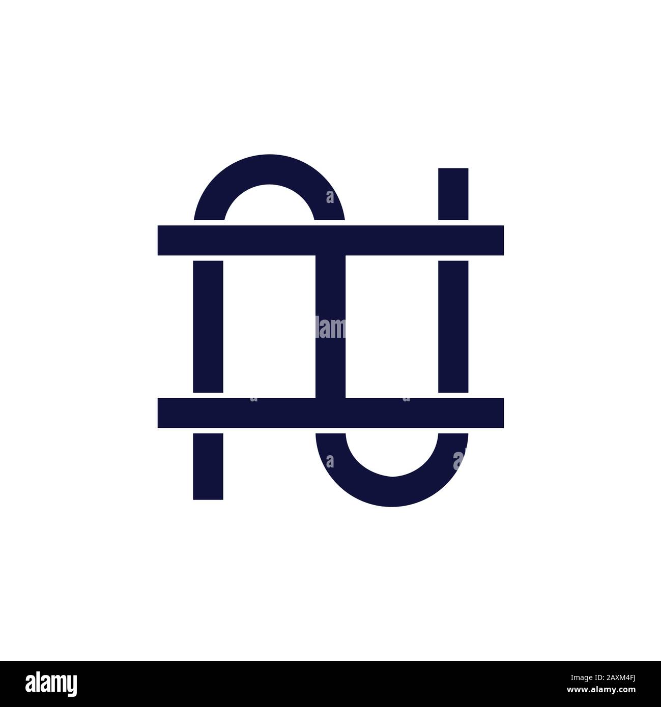 Letter nh logo vector vectors hi-res stock photography and images - Alamy